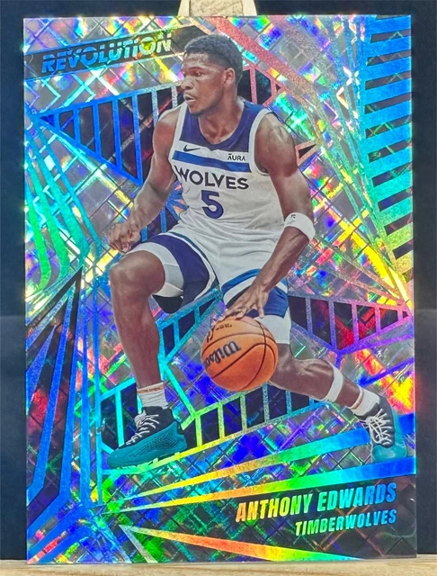 ANTHONY EDWARDS 2023-24 Panini Revolution 33/99 Cosmic Timberwolves #43 ...