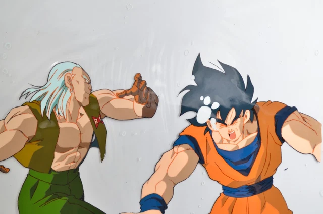 ORIGINAL SUPER ANDROID 13 Goku Dragon Ball Z DBZ Cel Anime Produktion ...