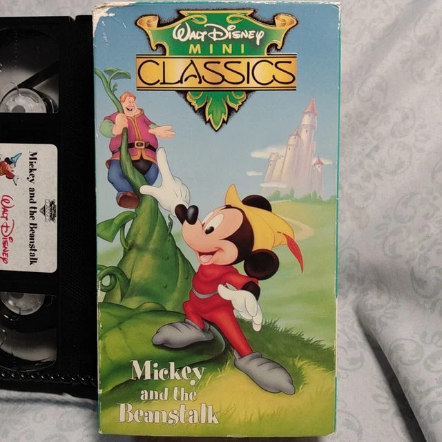 RARE! WALT DISNEY Mini Classics - Mickey and the Beanstalk (VHS, 1991 ...