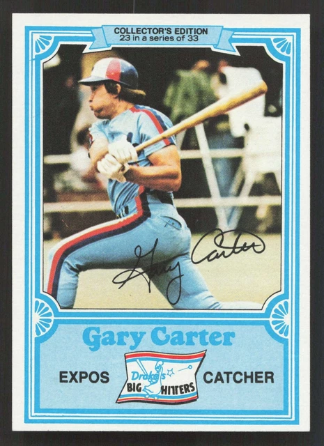 GARY CARTER 1981 Topps Drake's Big Hitters #23 Expos {0523 EUR 2,75 ...