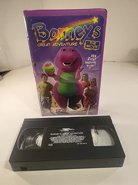 BARNEY - BARNEYS Great Adventure: The Movie (VHS, 1998) Purple Clamshell $8.99 - PicClick CA