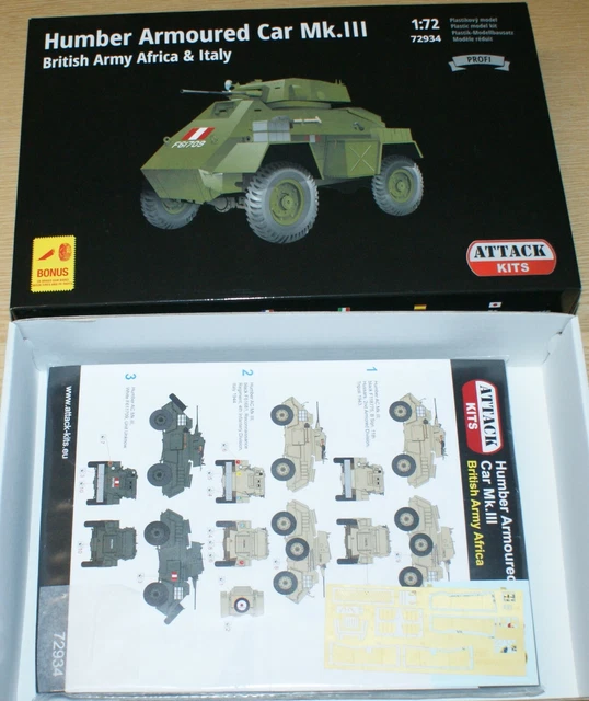 HUMBER ARMOURED CAR Mk.III in 1/72 von Attack EUR 19,00 - PicClick DE