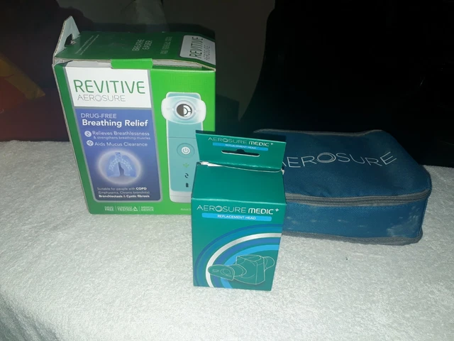 REVITIVE AEROSURE RESPIRATOR Device COPD Breathing Relief With ...