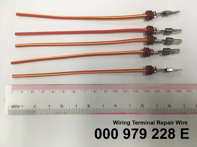AUDI VW SKODA Seat Porsche 5 x Wiring Terminal Repair Wire 000979025E £ ...