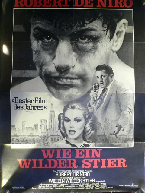 WIE EIN WILDER Stier - Robert De Niro - Filmposter A1 84x60cm gefaltet ...