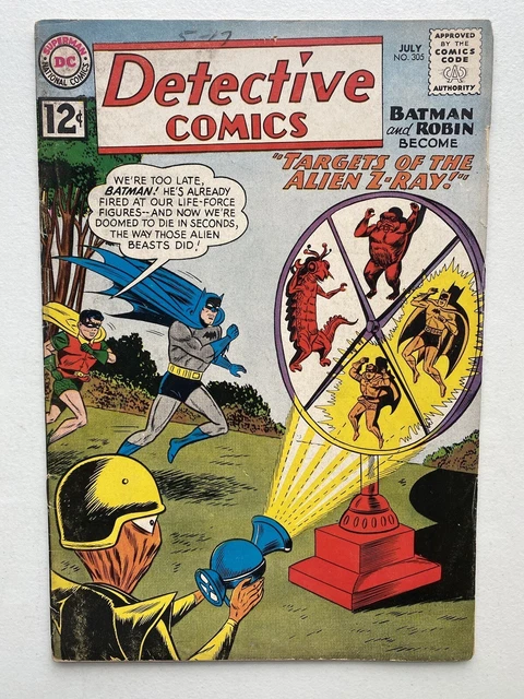 DETECTIVE COMICS #305 Batman Robin Martian Manhunter 1962 Gemini ...