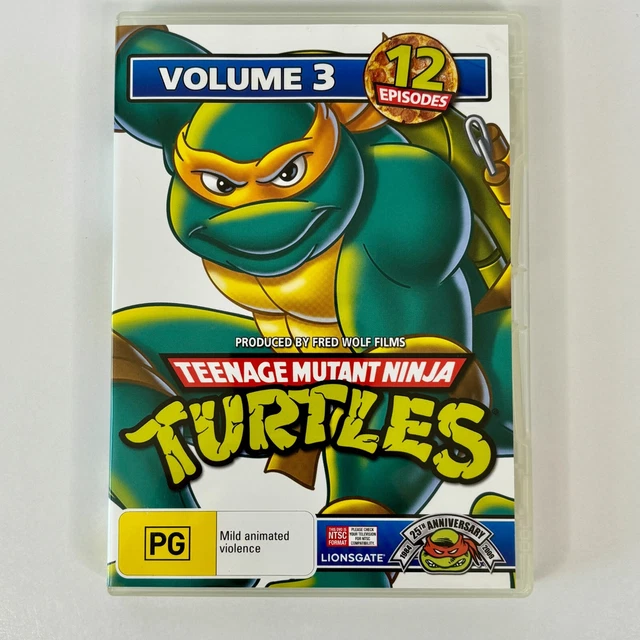 TEENAGE MUTANT NINJA Turtles DVD x6 R4 PAL Tracked Mutant Mayhem TMNT ...