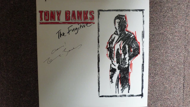 AUTOGRAPHE ORIGINAL SIGNED du Musicien Anglais TONY BANKS sur Pochette ...