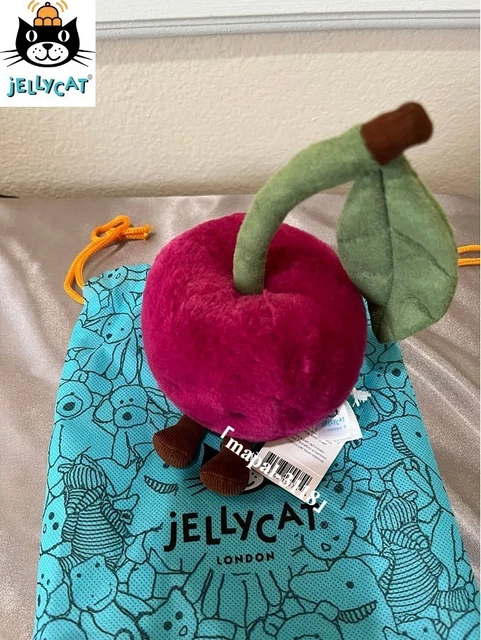 JELLYCAT AMUSEABLE CHERRY Soft Toy - Brand New with Tags With Dust Bags ...