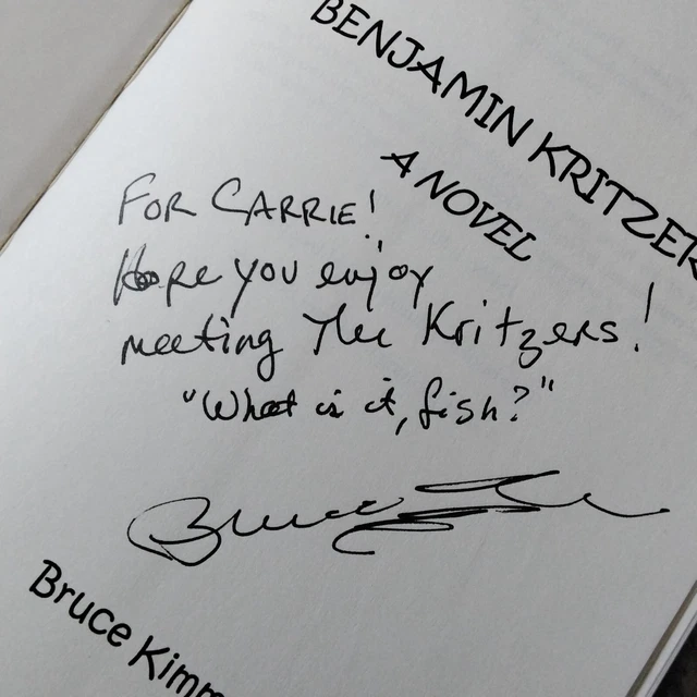 BRUCE KIMMEL SIGNIERT 2002 Roman Benjamin Kritzer 50er Jahre ...