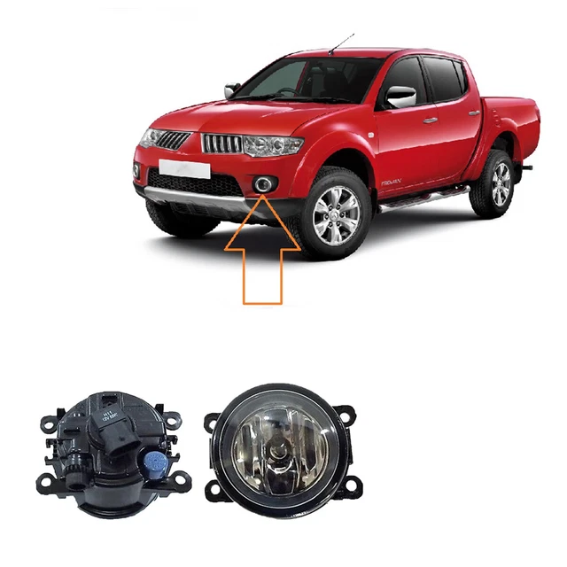 FIT MITSUBISHI L200 2005-2015 Front Bumper Fog spot Lamps lights LH ...
