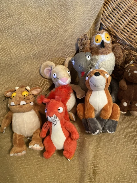 THE GRUFFALO SET Of 7 Small Beanie Plush Soft Toys By Aurora World £42. ...