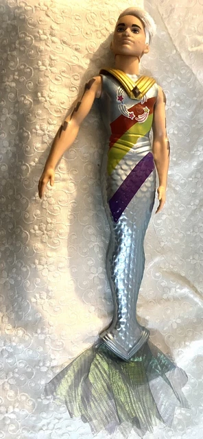 BARBIE COLOR REVEAL Mermaid Ken Merman Doll RARE!! No Box included. EUR ...