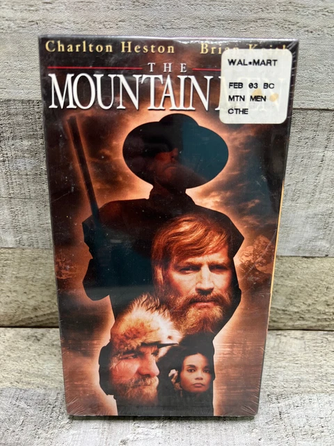 THE MOUNTAIN MEN VHS VCR Video Tape Movie Charlton Heston, Brian Keith ...
