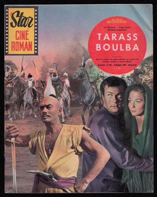 REVUE STAR CINE Roman N°165. Tarass Boulba. 1963. Tony Curtis. EUR 40,00 - PicClick FR