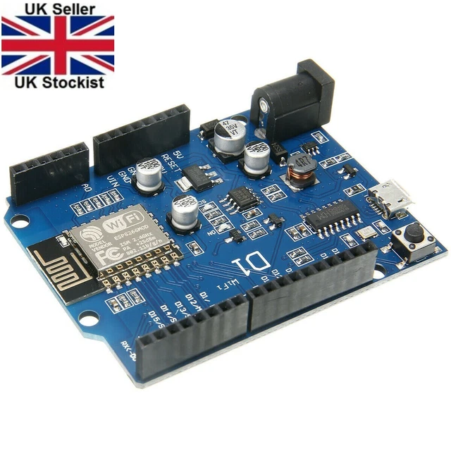 WEMOS D1 WIFI ESP8266 UNO ESP-12E IOT Development Board Arduino IDE ...