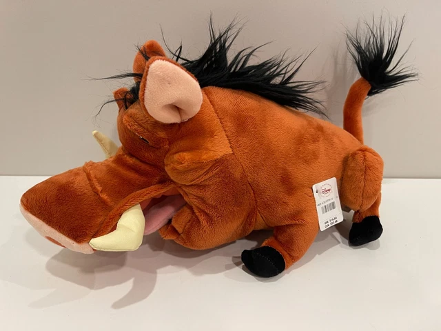 NWT DISNEY STORE Exclusive Plush Stuffed Pumba from Disney's Lion King ...