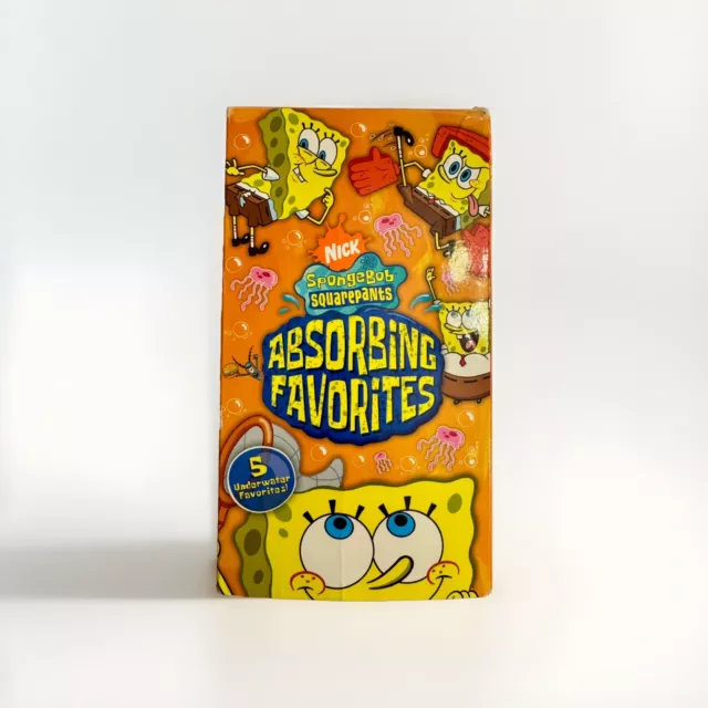 SPONGEBOB SQUAREPANTS - Absorbing Favorites (VHS, 2005) Nick ... SPONGEBOB SQUAREPANTS - Absorbing Favorites (VHS, 2005) Nick ...