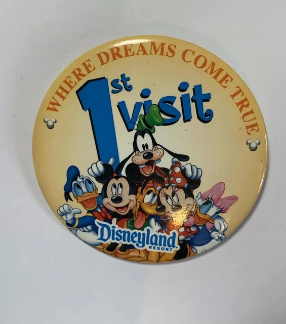 DISNEYLAND RESORT PIN 1st Visit! First Disney Where Dreams Come True $4 ...