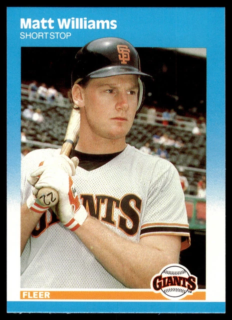 MATT WILLIAMS 1987 Fleer Update #U-129 San Francisco Giants EUR 2,22 ...