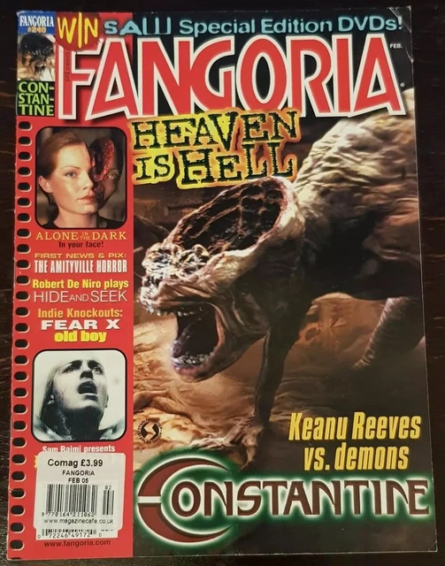 FANGORIA HORROR MAGAZINE - Issue 240 - 2005 - Feb - Constantine cover £ ...