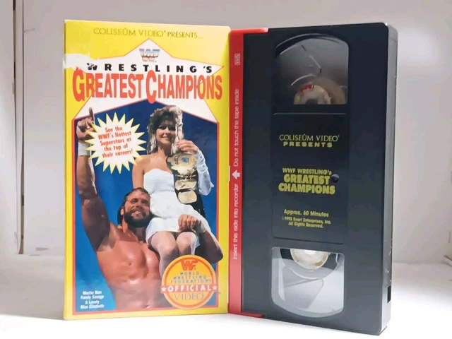WWF WRESTLING'S GREATEST Champions VHS Coliseum Video Wrestling 1992 ...