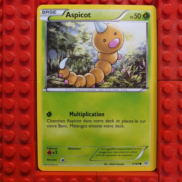CARTE POKÉMON SÉRIE XY Primo Choc 1/160 aspicot EUR 2,50 - PicClick FR