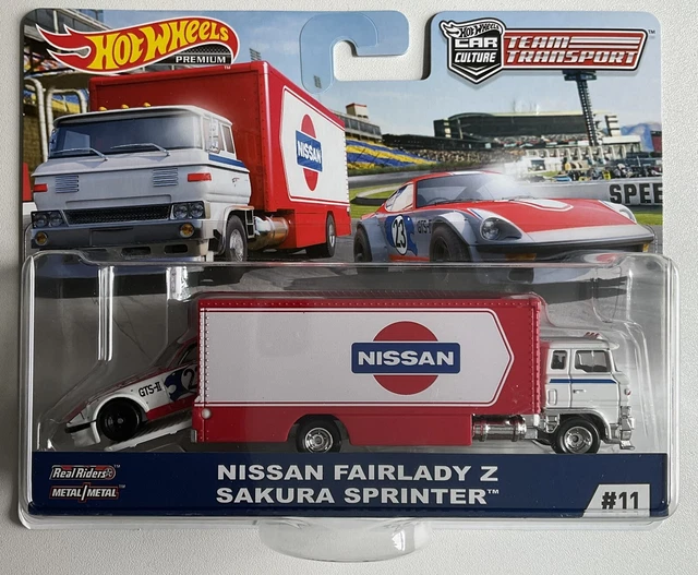 HOT WHEELS CAR Culture Team Transport Nissan Fairlady Z Sakura Sprinter ...