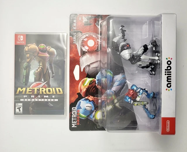 METROID PRIME REMASTERED (Switch, 2023) & Metroid Dread 2pk E.M.M.I Amiibo £57.00 - PicClick UK