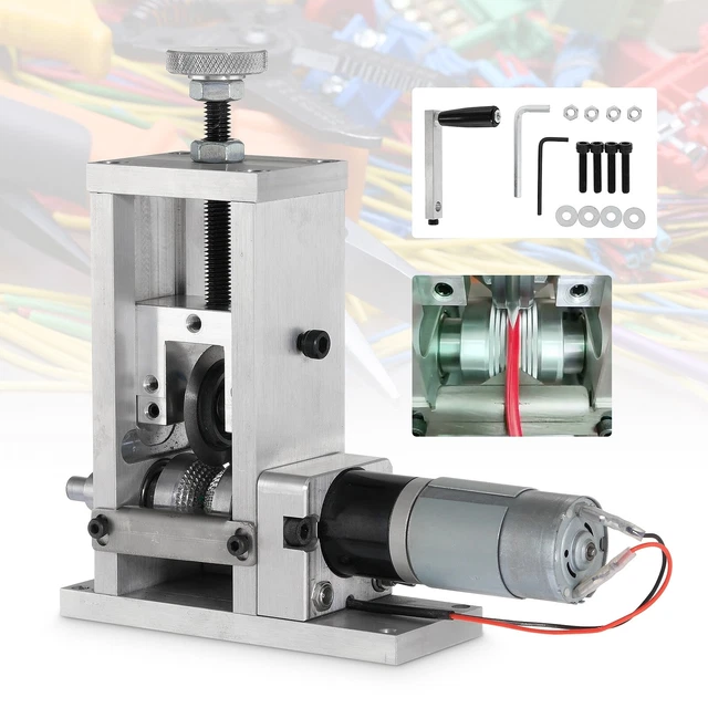 AUTOMATIC MOTORIZED ELECTRIC Wire Stripping Machine Scrap Copper ...