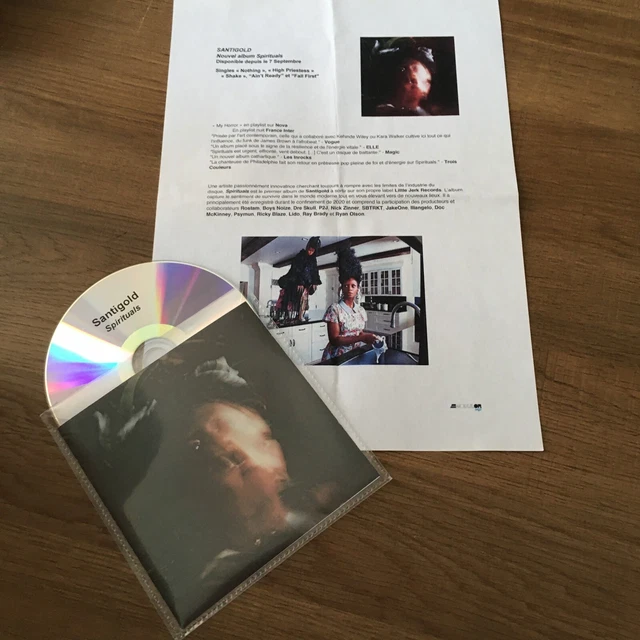 SANTIGOLD - SPIRITUALS - Rare Press/Pack + Promo Cd !!!!!!!!!!!!!!! EUR ...