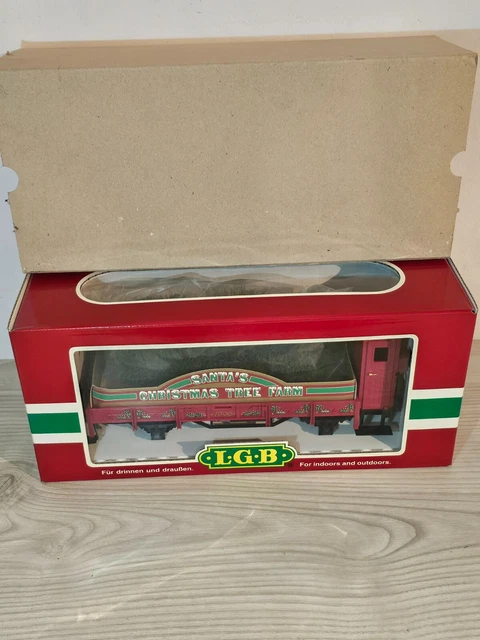 SPUR G LGB 41120 Sonderedition Wagen SANTA´S CHRISTMAS TREE FARM 1:22,5 ...