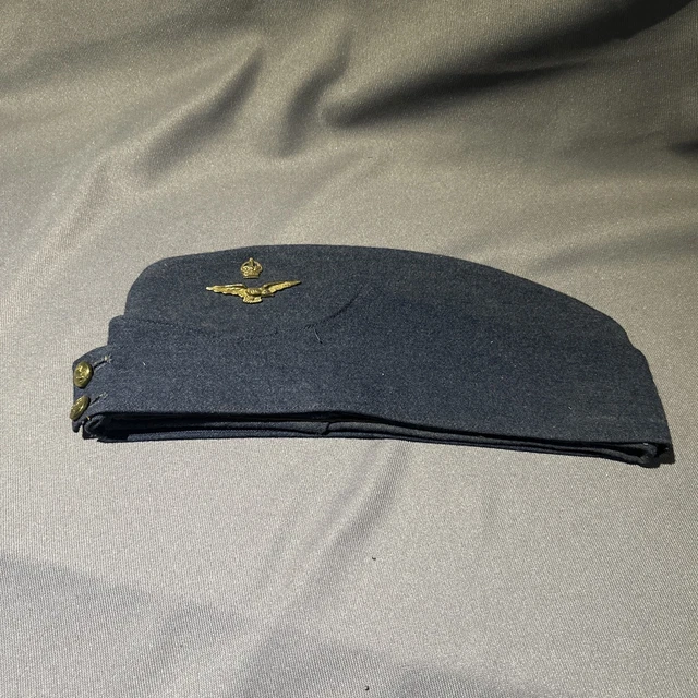 WW2 ORIGINAL OFFICERS 1943/5 Raf Side Cap Genuine Item £68.32 - PicClick UK