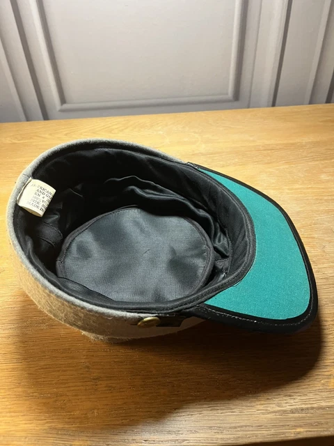 AMERICAN CIVIL WAR Confederate Grey Union Wool Kepi Peak Cap Size Small ...