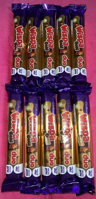 CADBURY WISPA GOLD Chocolate DUO Bar 67G X 10 £13.66 - PicClick UK