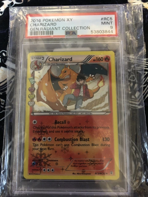 POKÉMON TCG POKÉMON XY Radiant Collection Charizard - RC5 - PSA 9 EUR ...