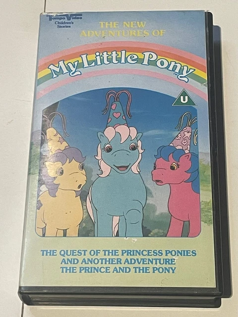 THE NEW ADVENTURES of My Little Pony VHS Video Tape (1987) £0.30 ...