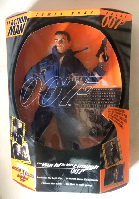 HASBRO ACTION MAN James Bond The World Is Not Enough 12" Action Figure ...