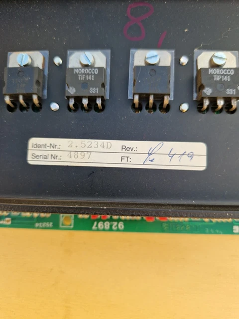 ARBURG PVS VERSTÄRKERKARTE +B26 Multronica SN. 92.897 Modul 2.5234 D Platine EUR 70,00 - PicClick DE