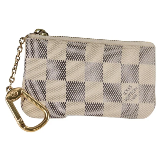 LOUIS VUITTON POCHETTE clés NM Canvas White Wallets £577.50 - PicClick UK