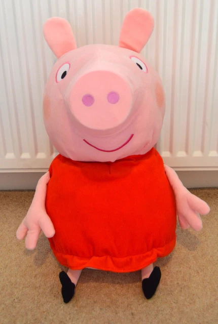 PEPPA PIG LARGE Red Dress 18" Inches Tall Soft Plush Toy £12.00 ...