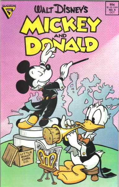 WALT DISNEY'S MICKEY and Donald Comic Book #6 Gladstone 1988 NEAR MINT ...