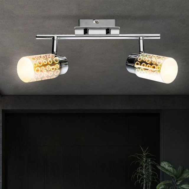 SPOT DE PLAFOND Lumière Lampe 3D Effet LED pour Salle à Manger Pivotant ...