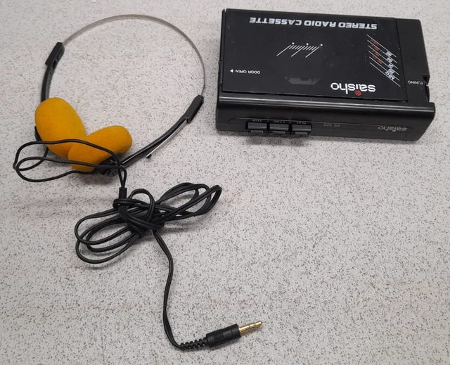 RETRO SAISHO PS125 Walkman Stereo Radio Cassette Player Tested with ...