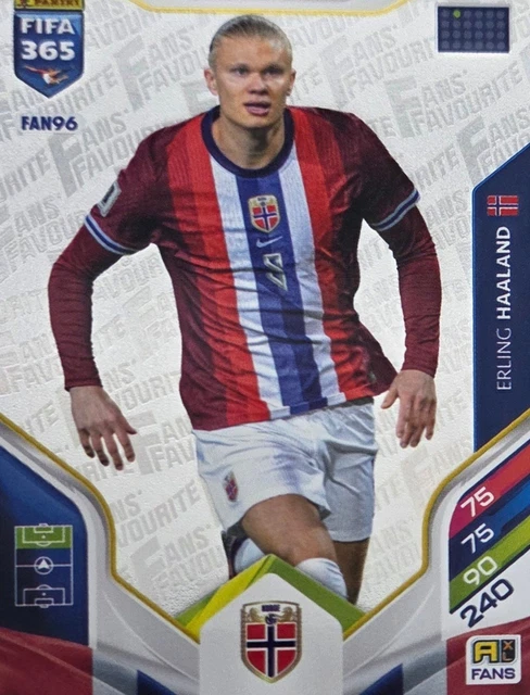 PANINI 365 2026 FAN96 Fans' Favourite Erling Haaland Norway EUR 1,00 ...