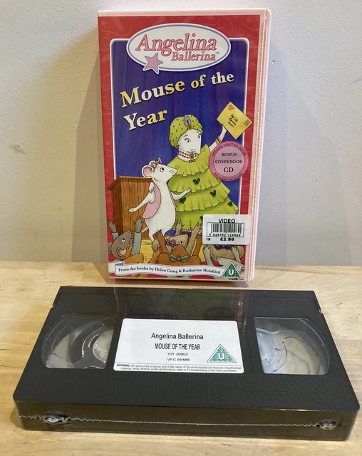 ANGELINA BALLERINA VHS video tape - Mouse of the Year sealed video tape ...