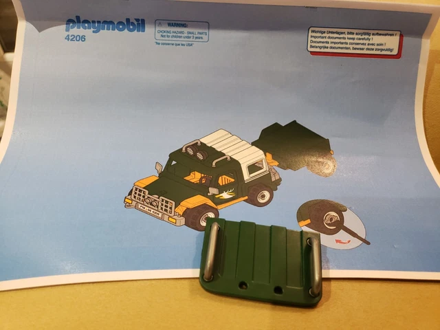 TOIT POUR 4X4 avec remorque playmobil 4206 EUR 3,00 - PicClick FR