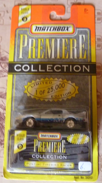 MATCHBOX PREMIERE COLLECTION Pontiac Firebird Racer EUR 14,99 - PicClick FR