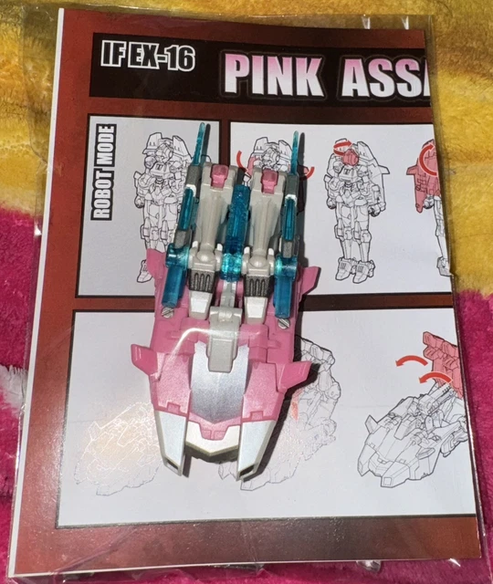 IRON FACTORY | IF EX-16 | Pink Assassin | Arcee homage | Complete $78. ...
