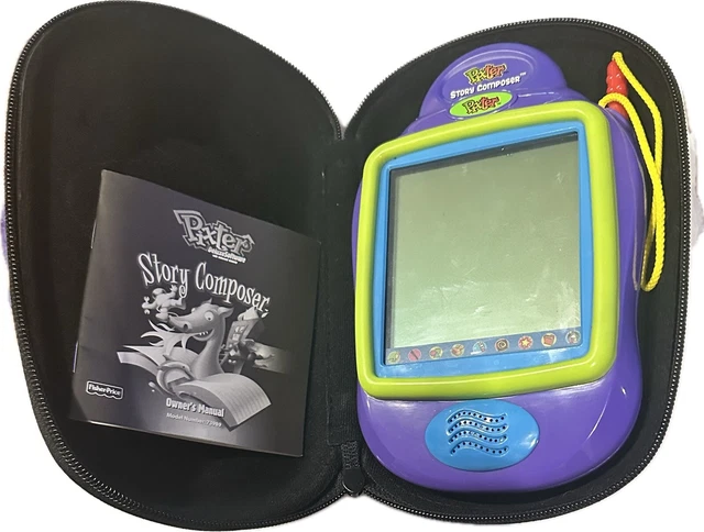 FISHER PRICE ORIGINAL 2001 Pixter Drawing Tablet Toy Game System Tested ...